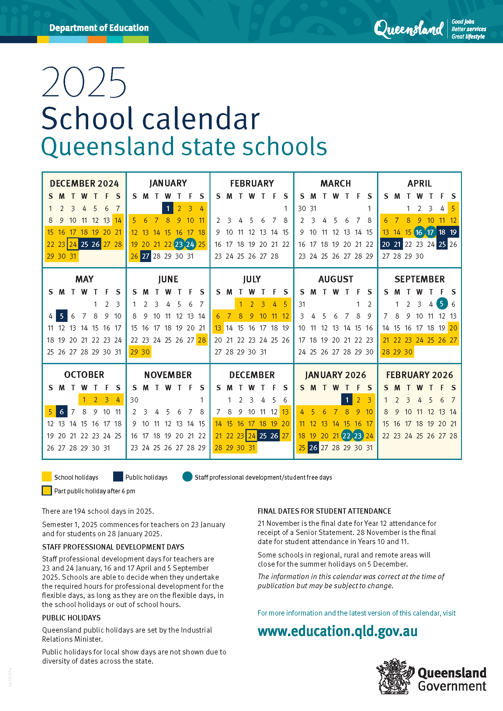 2025 School Calendar 2026 Calendar Printable